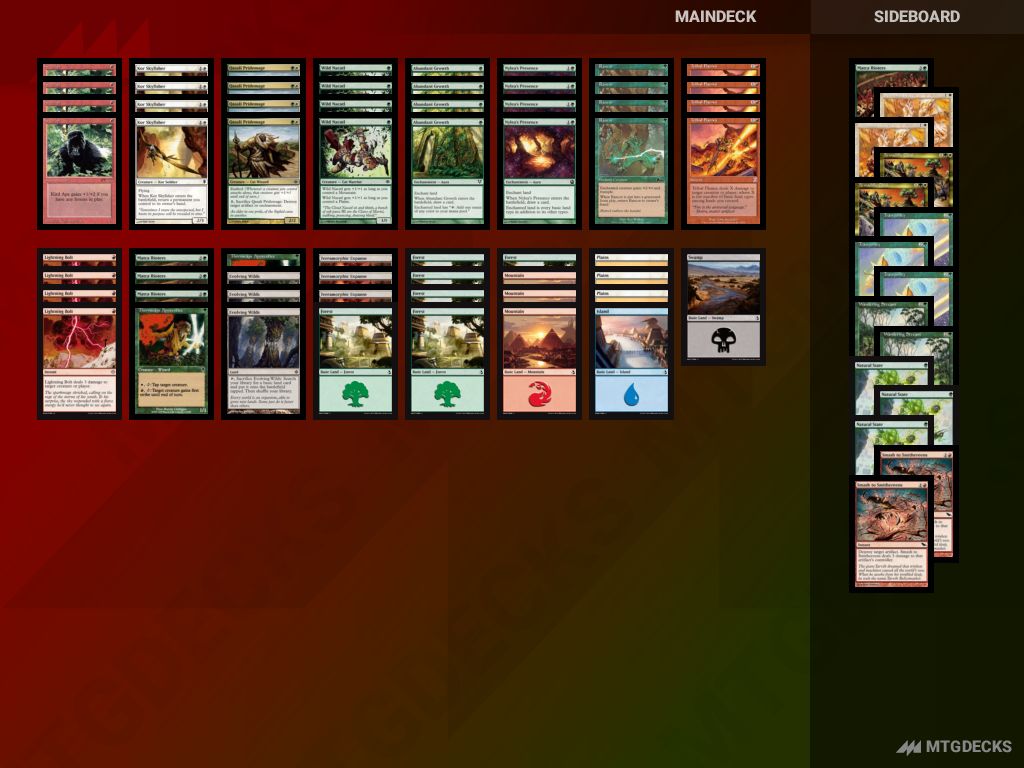 Pauper Domain Zoo deck by Jonatan Jacob • MTG DECKS