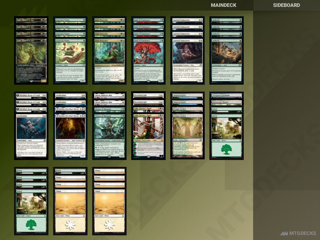 Explorer Selesnya Enchantment deck by supersladetv • MTG DECKS