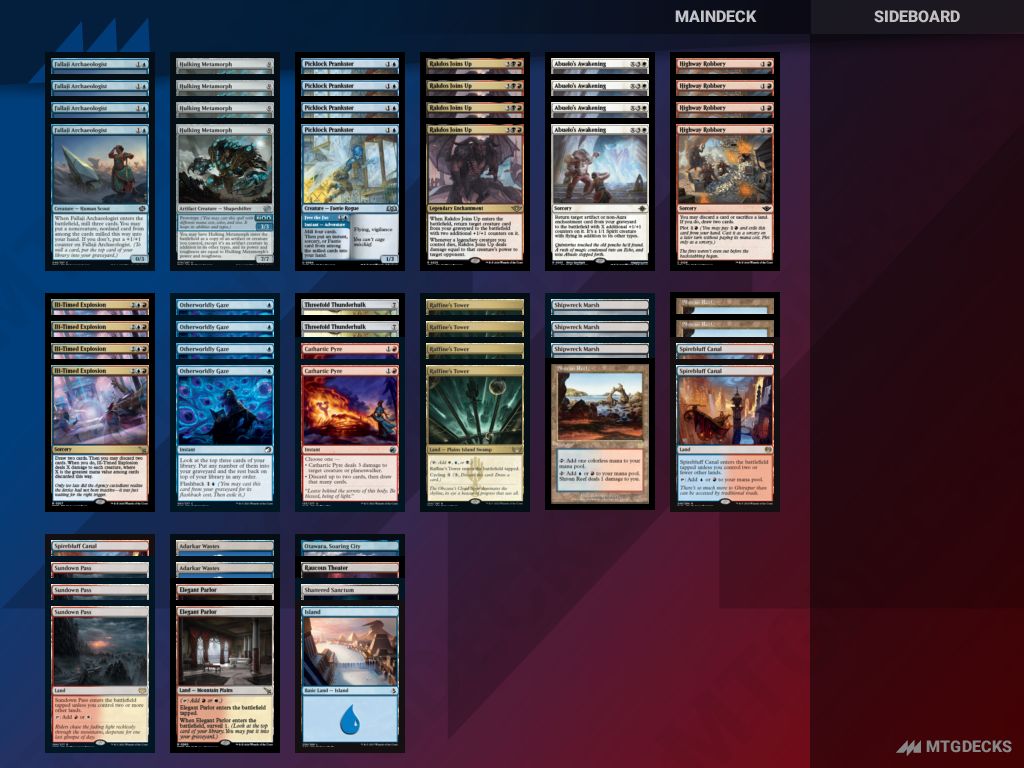 MTG Standard Outlaws of Thunder Junction 4 Color Awakening top decks ...