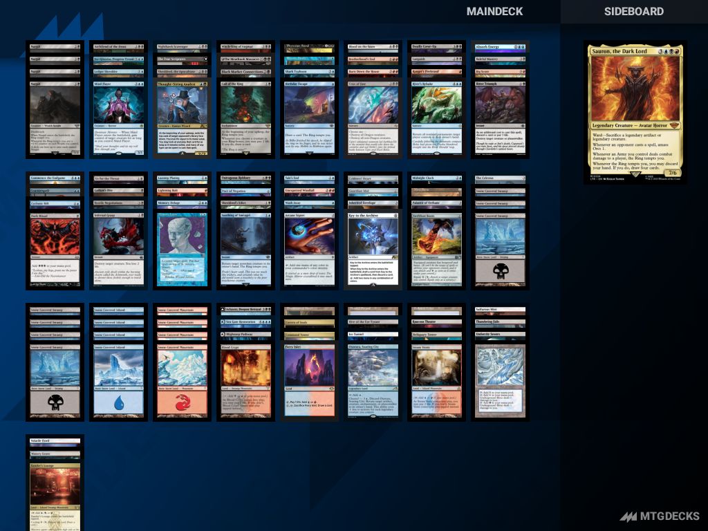 Historic-Brawl sauron deck by Luczzz • MTG DECKS