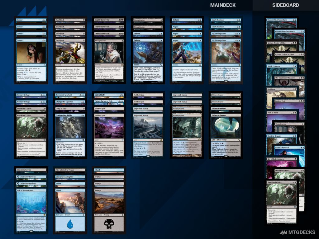 Arena Explorer Dimir Control deck by Love Janse • MTG DECKS
