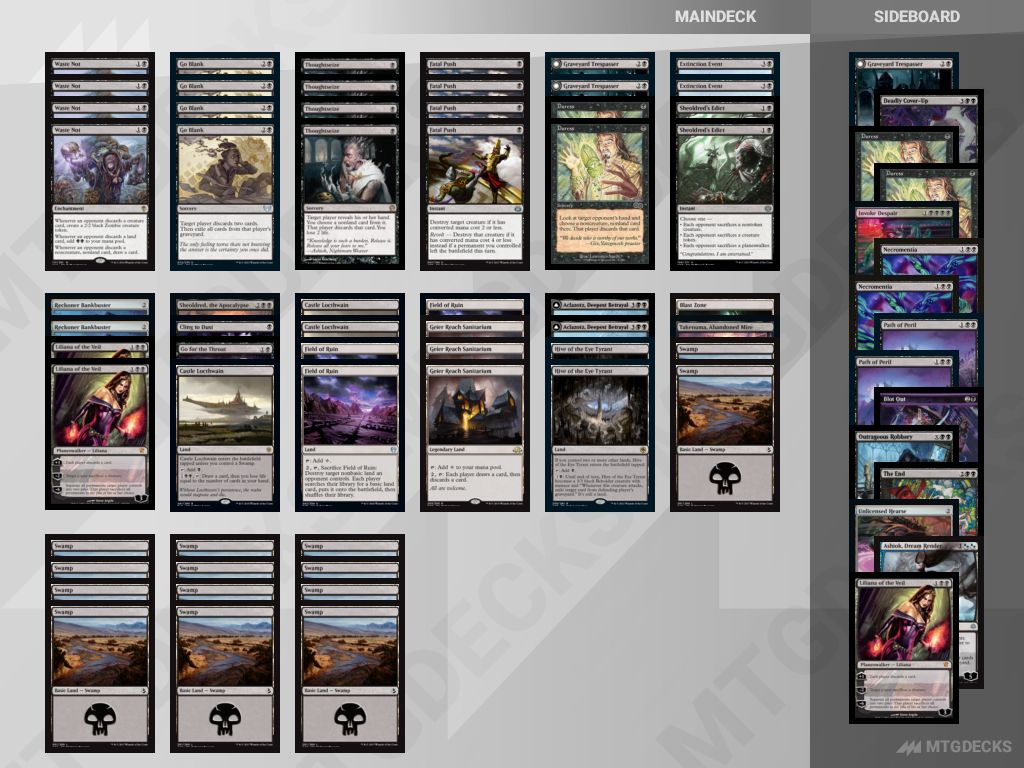 Arena Explorer Mono-Black Control deck by thaleslap • MTG DECKS