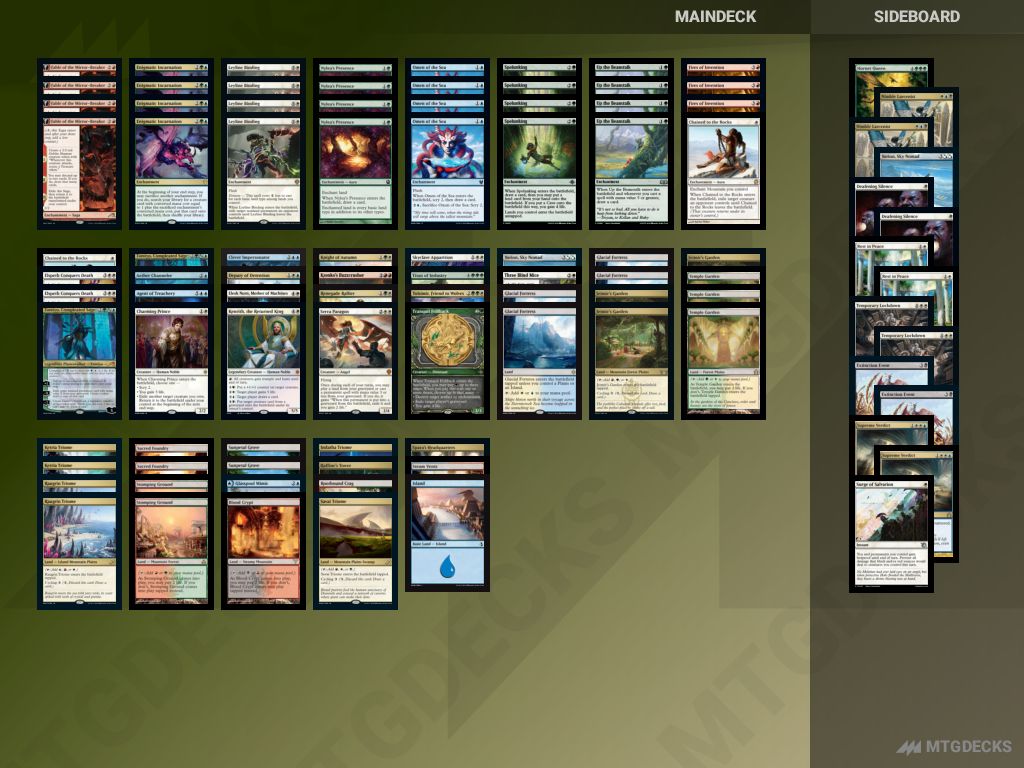 Pioneer Enigmatic Incarnation deck by Mitoya Taku • MTG DECKS