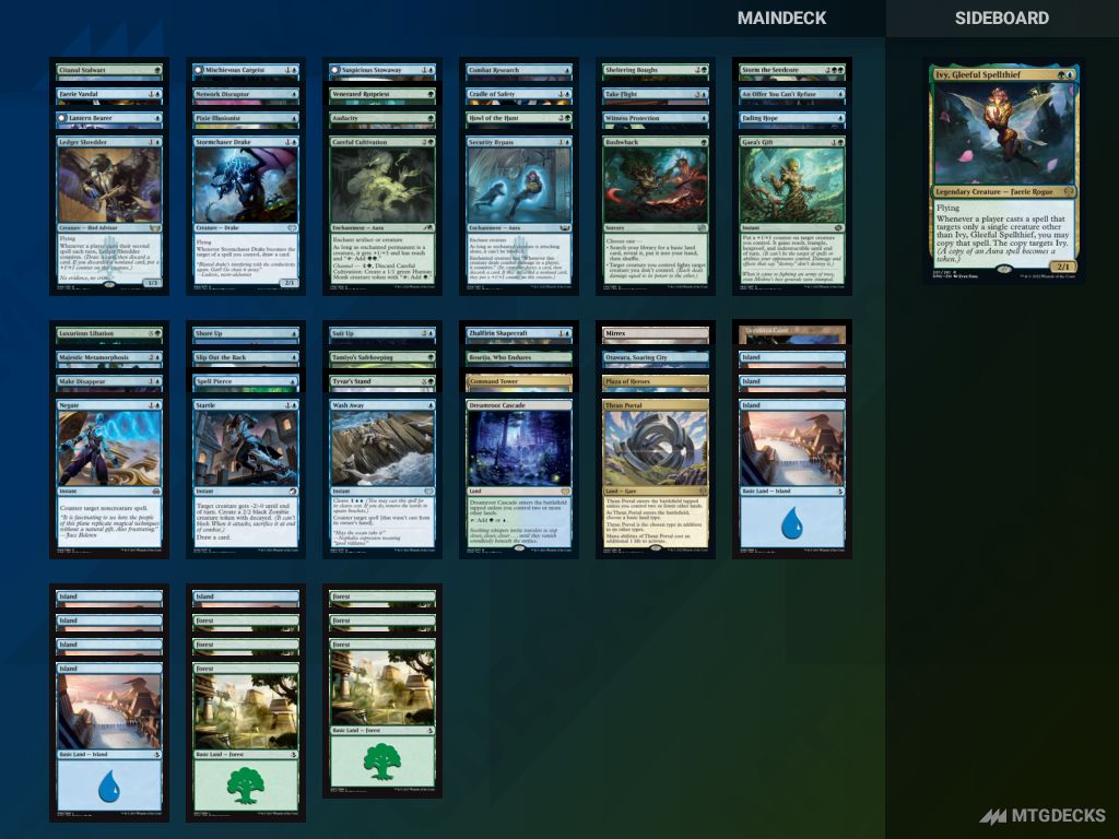 Brawl Ivy, Gleeful Spellthief deck by MTGA-Assistant-Meta • MTG DECKS