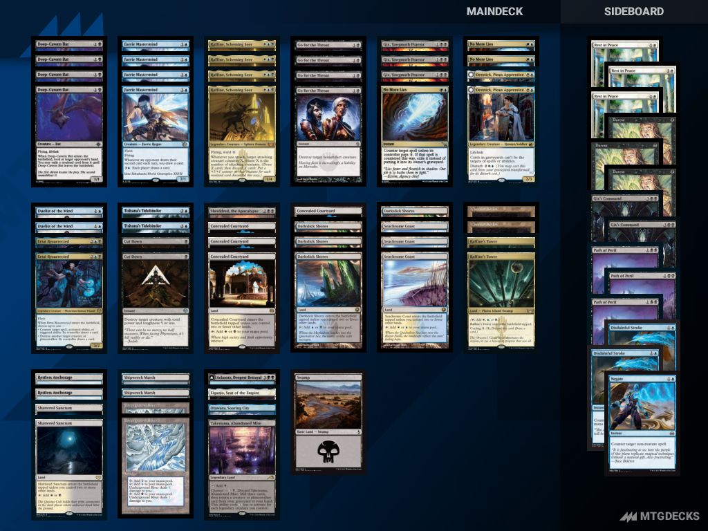Standard Esper Midrange deck by maxxgs • MTG DECKS