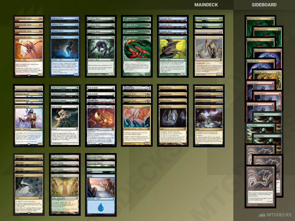 MTG Modern Slivers top decks • MTG DECKS