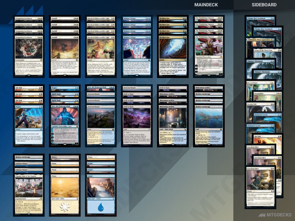 Standard Azorius Control deck by Magnesio • MTG DECKS
