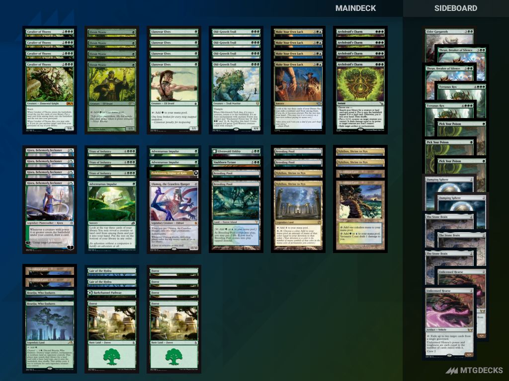 Arena Explorer green dev lucky deck by Al carrer! • MTG DECKS