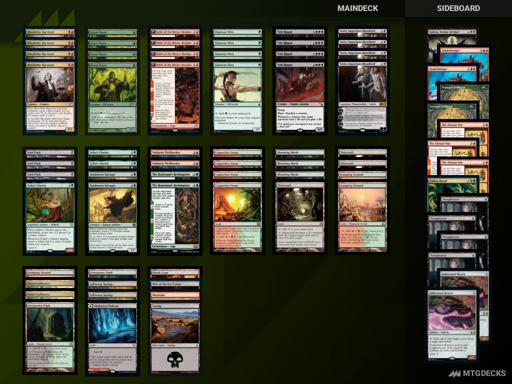 Pioneer Vampire deck by tsujii shoichi • MTG DECKS