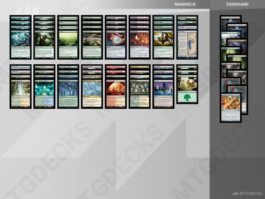Modern Amulet Titan - Reclaimer deck by deftjad • MTG DECKS