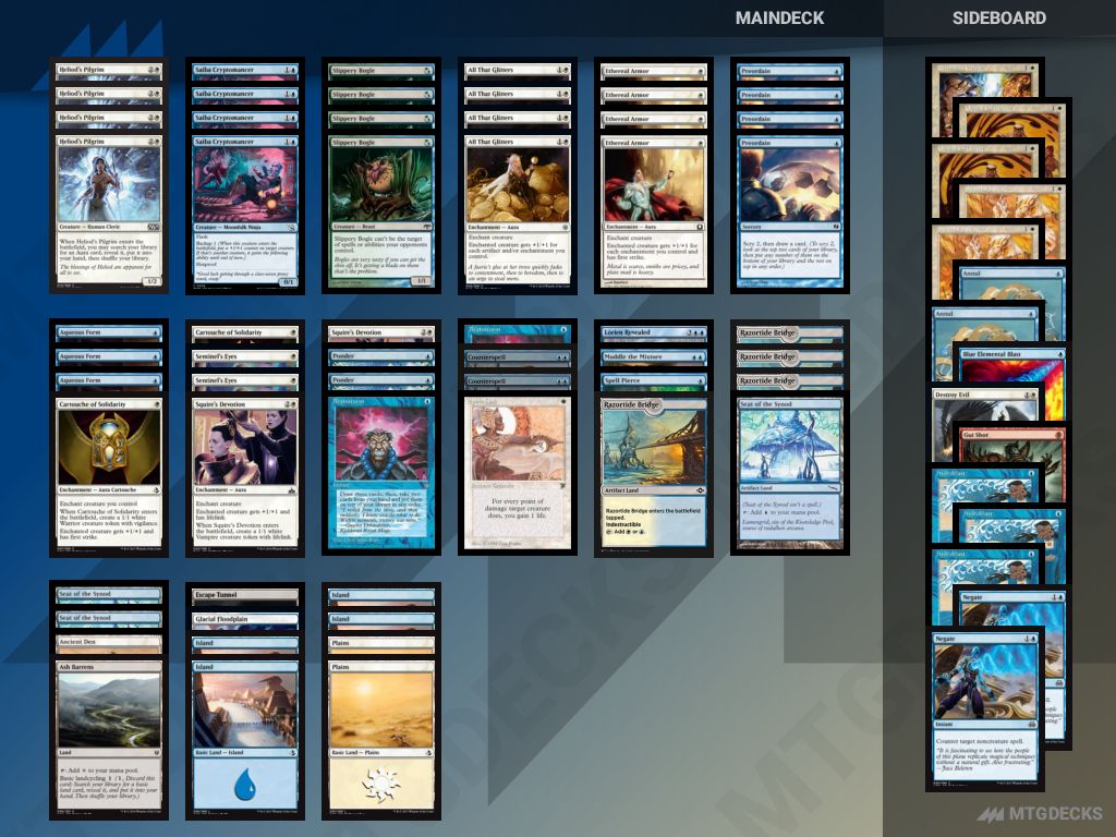 Pauper Azorius Bogles deck by Indiano • MTG DECKS