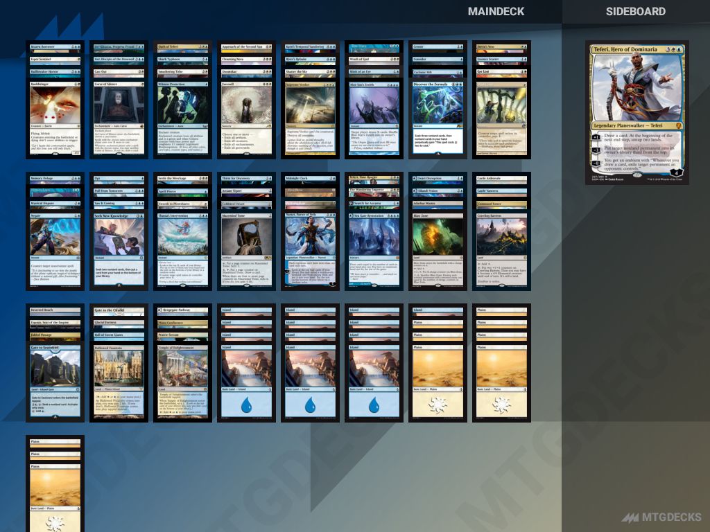 Historic-Brawl Teferi Brawl deck by BlacktopRamen • MTG DECKS