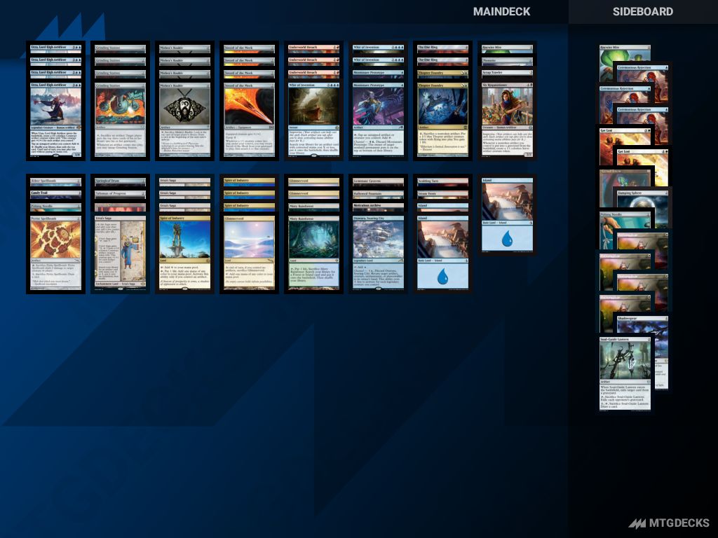 Modern Five-color Combo deck by Eli Zimmerman • MTG DECKS