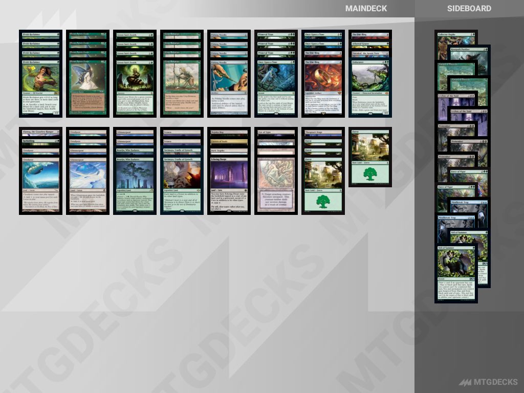 Legacy Mono-Green 12-Post deck by ZarathosDeath • MTG DECKS