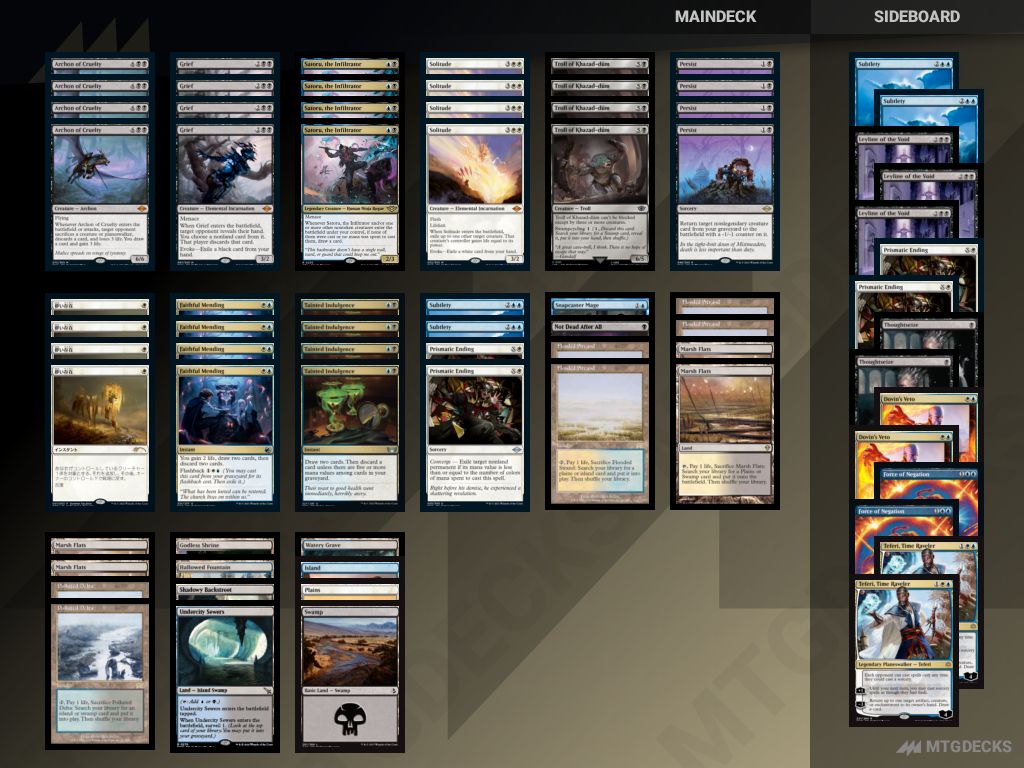 Modern Esper Reanimator deck by Capitano_CL • MTG DECKS