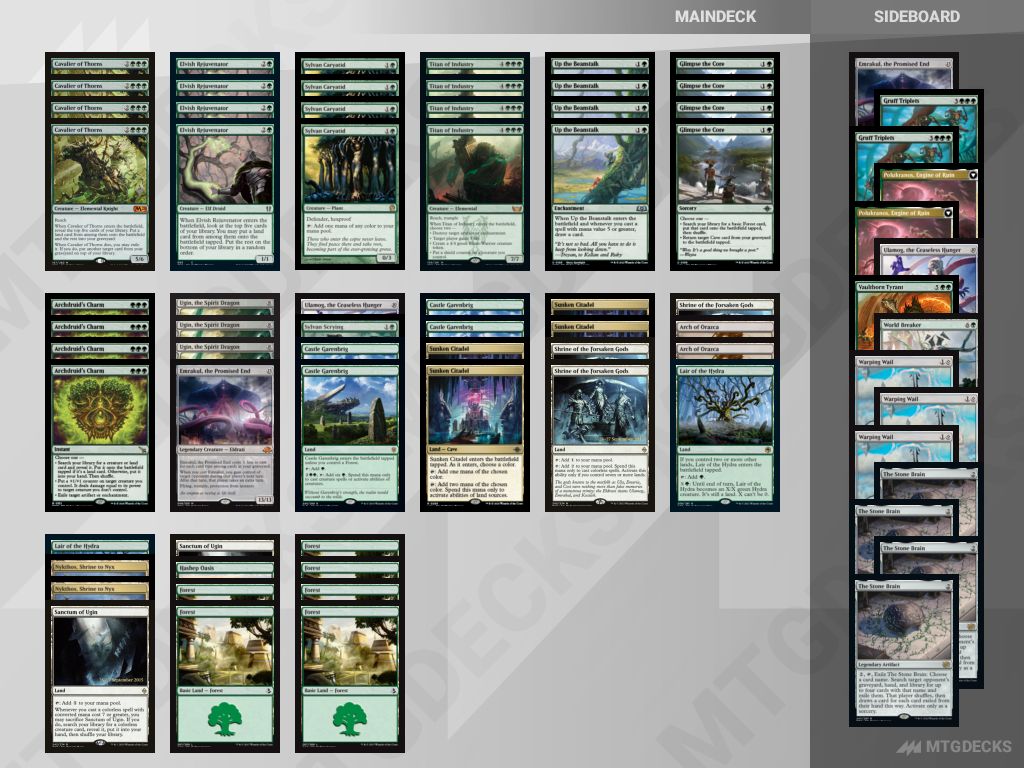 Pioneer Green Devotion deck by sgcyrus • MTG DECKS