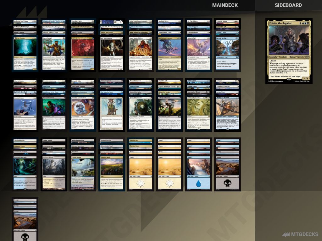 Historic-Brawl Eriette, the Beguiler deck by MTGA-Assistant-Meta • MTG ...