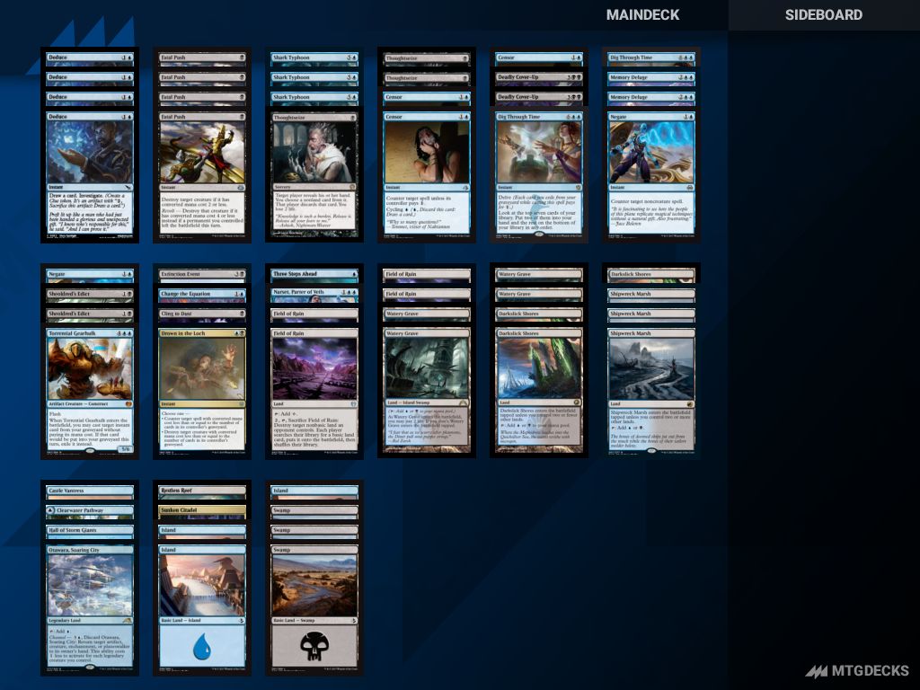 Arena Explorer Dimir Control deck by lain • MTG DECKS