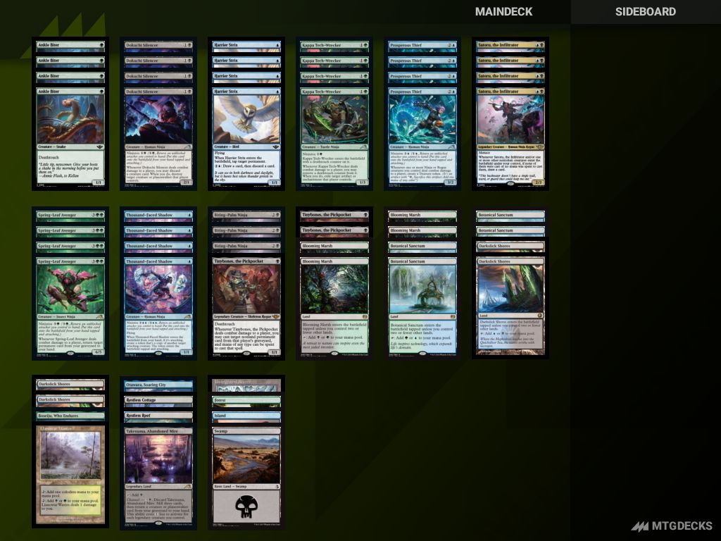 Arena Standard Dimir Ninjas deck by HamHocks42 • MTG DECKS