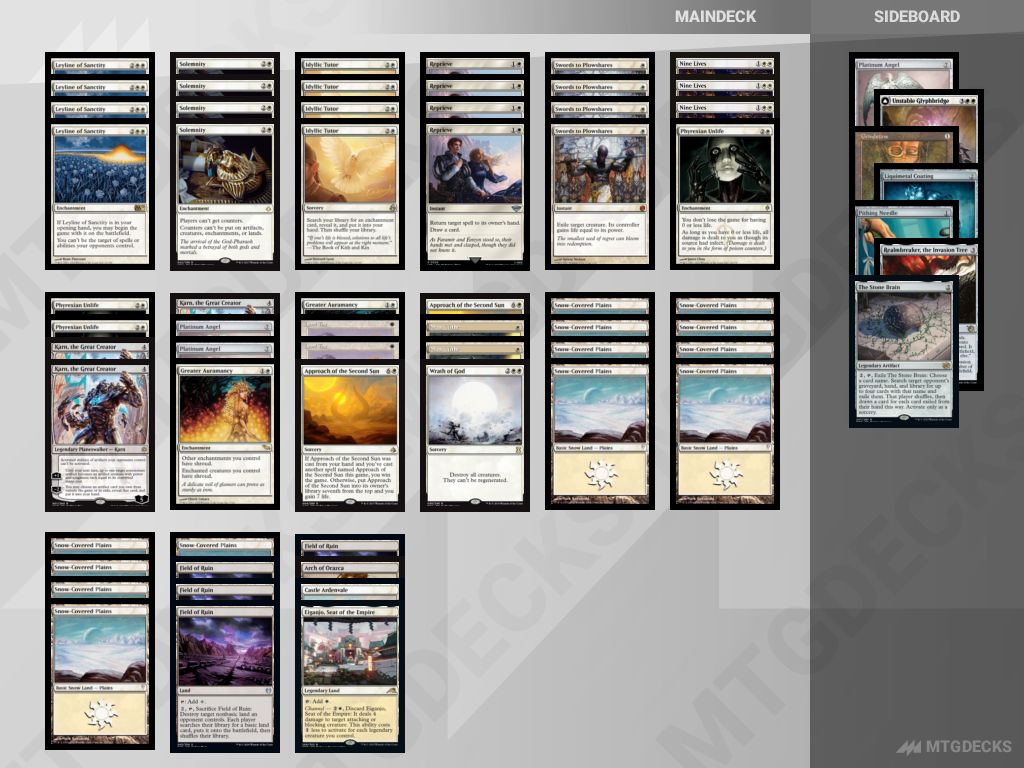 MTG Timeless Mono White Control top decks • MTG DECKS
