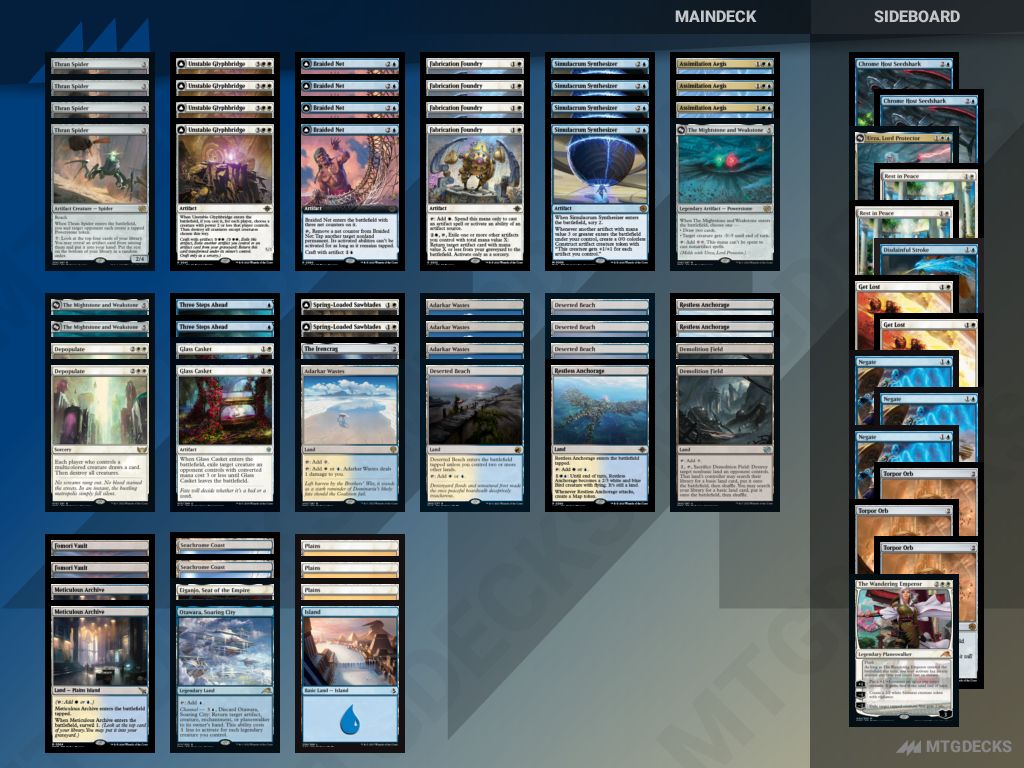 Standard Azorius Artifacts deck by Nils Gutiérrez von Porat • MTG DECKS