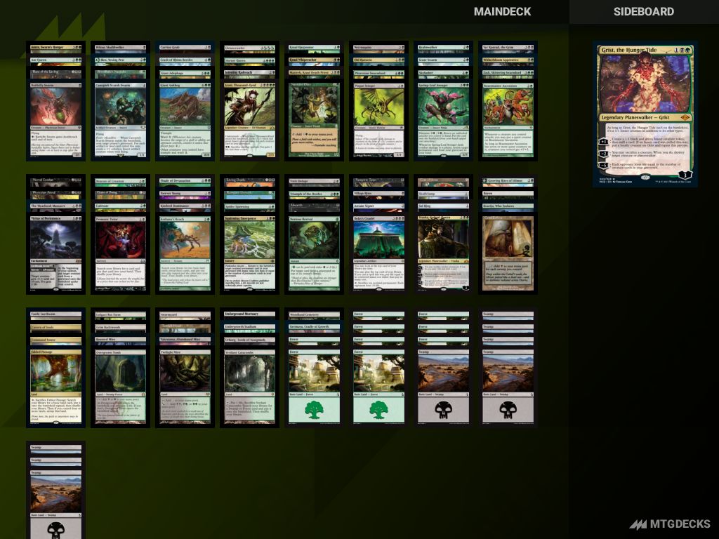 Commander Grist deck by Chloroplast • MTG DECKS