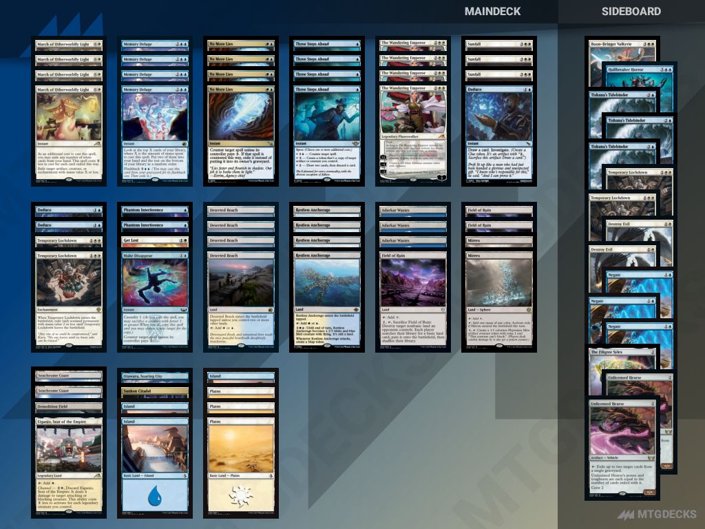 Arena Standard Azorius Control deck by Yuta Takahashi • MTG DECKS