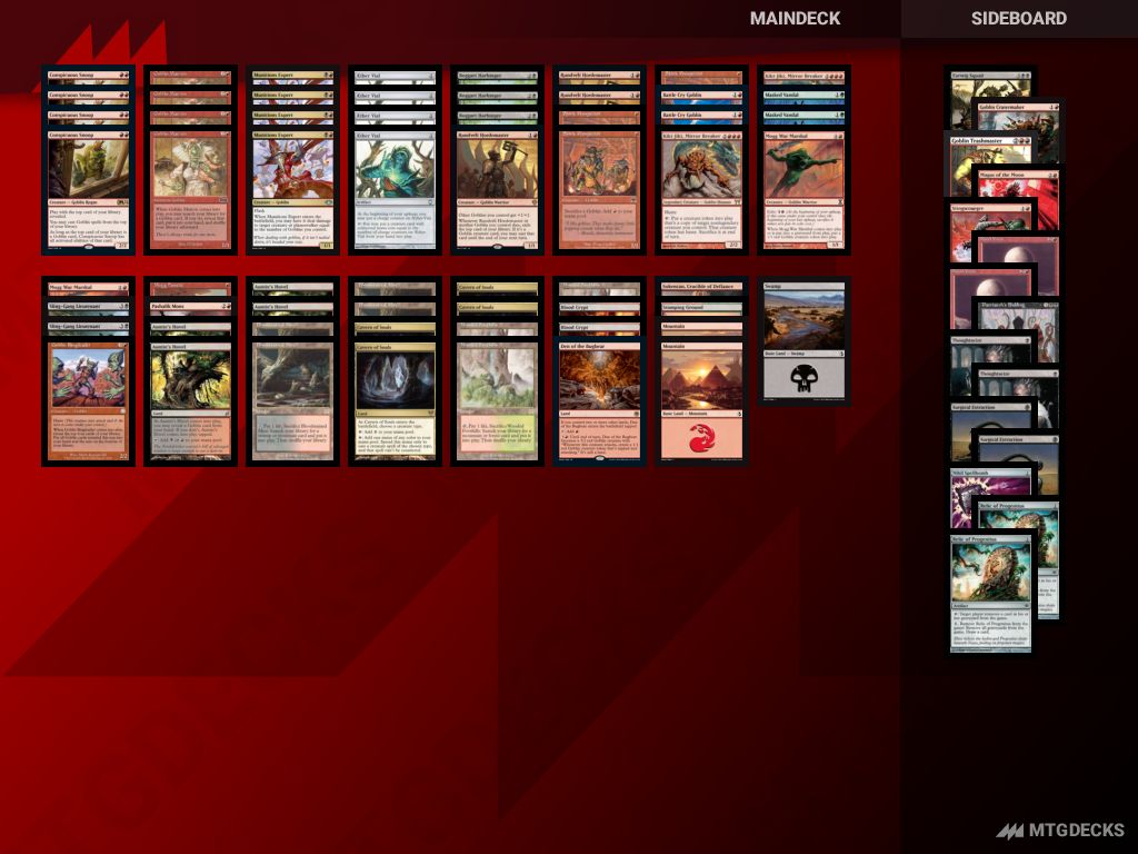 Modern Goblins deck by B. Fälber • MTG DECKS