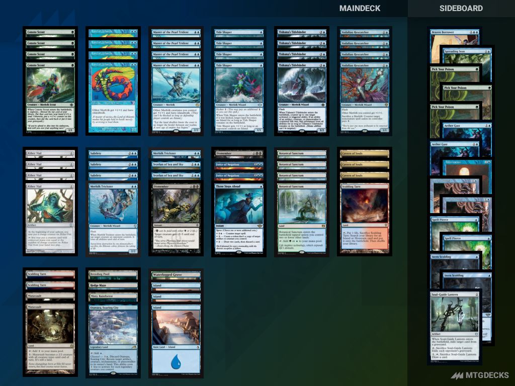 Modern Simic Merfolk deck by DavidS1 • MTG DECKS