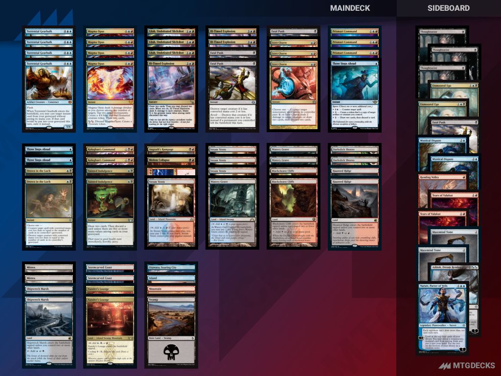 Pioneer OTJ - Grixis Lilah Spellsling deck by manacymbal • MTG DECKS