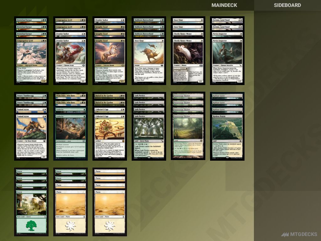 Arena Alchemy Saddle Up! deck by MTG Arena • MTG DECKS