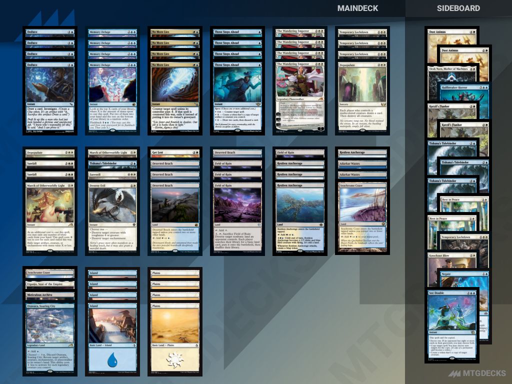 Standard Azorius Control deck by SoulStrong • MTG DECKS