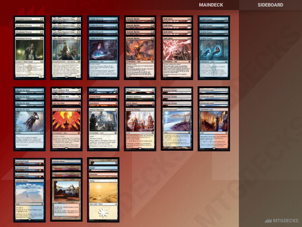 Arena Explorer S: Jeskai Light Paws deck by Kinnick • MTG DECKS