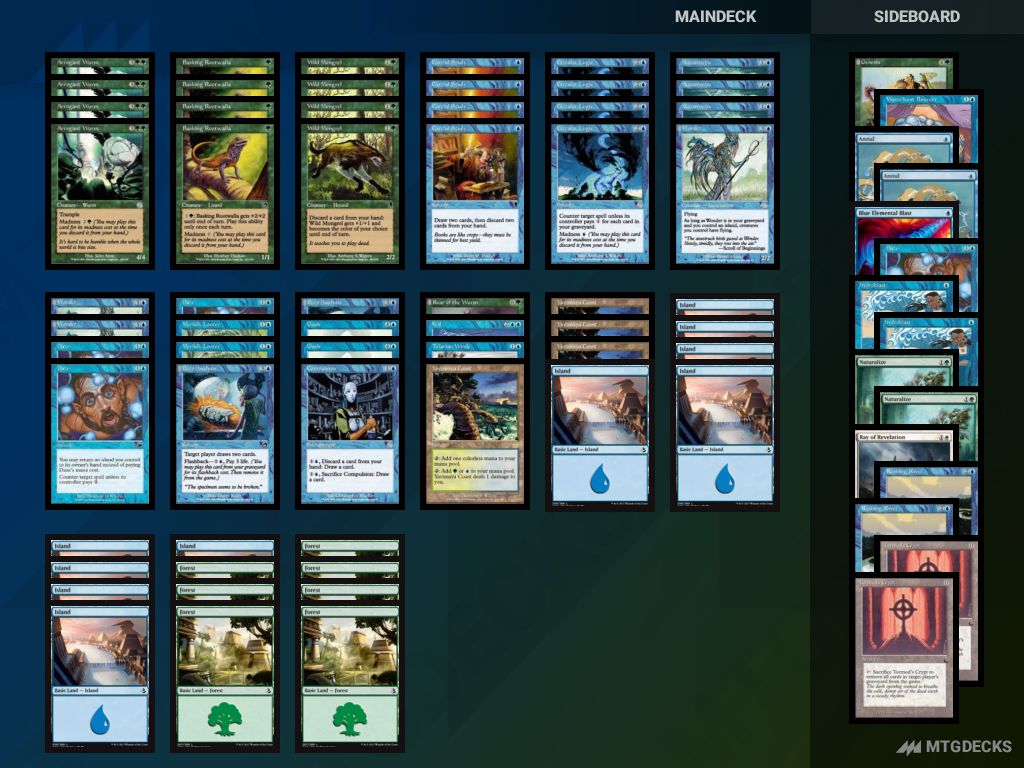 Premodern UG Madness deck by Kowalski • MTG DECKS