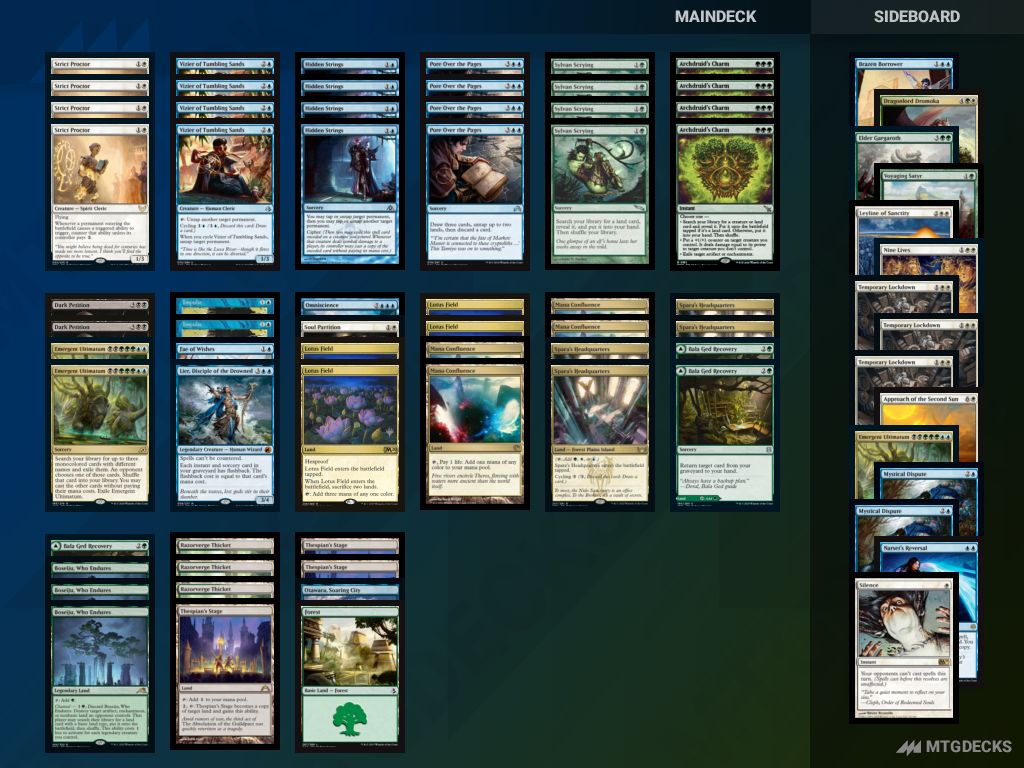 Pioneer Lotus Field Combo deck by Raest • MTG DECKS
