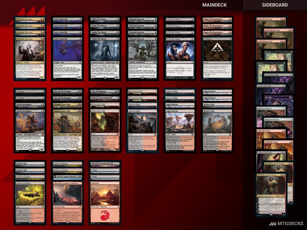 Arena Standard Rakdos Crime deck by Tiago Costa • MTG DECKS