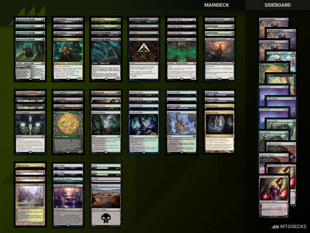 Standard Golgari Midrange deck by Vitor Thomaz • MTG DECKS