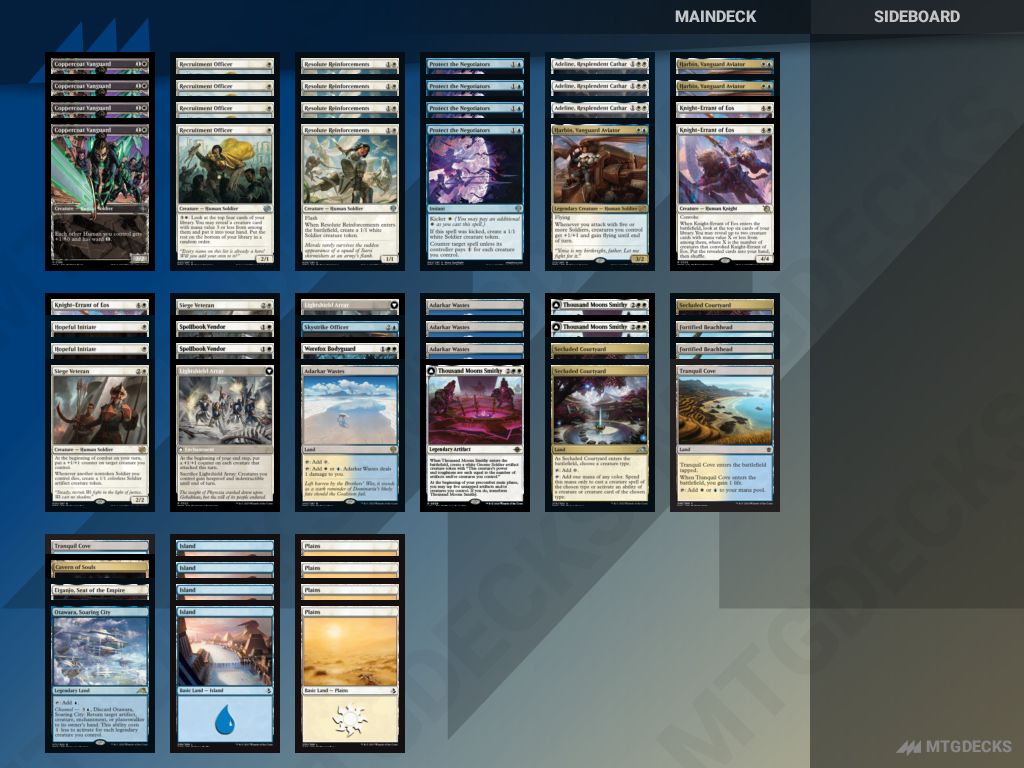 Arena Standard Thousand Moon deck by SeabassP • MTG DECKS