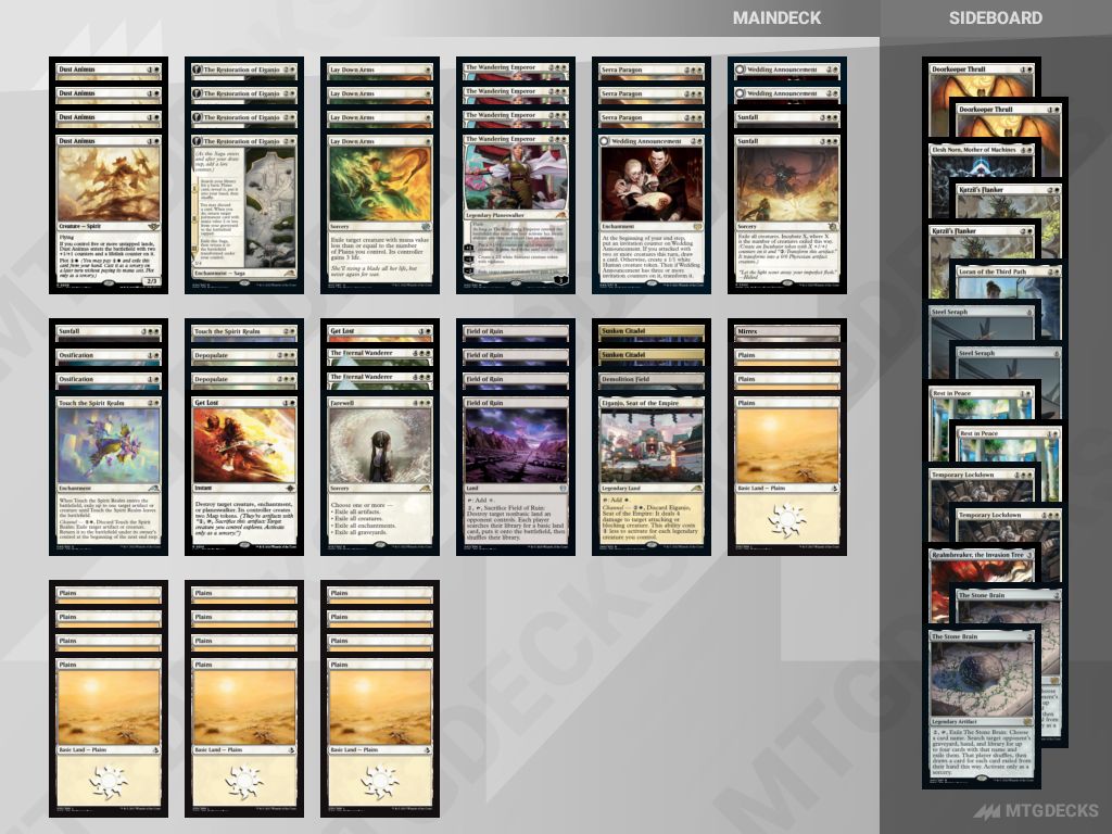 Standard Mono-White Control deck by Emmanuel Arsenault-Beaulieu • MTG DECKS