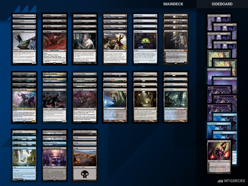 Pioneer Dimir Vampires deck by EnderW • MTG DECKS