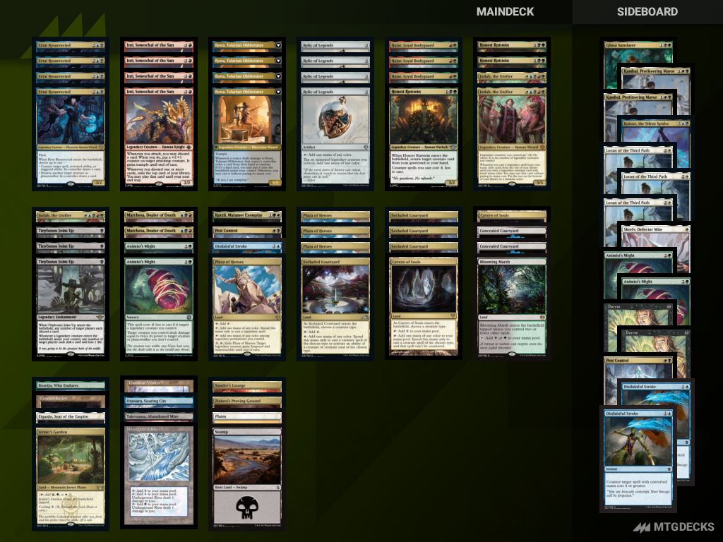 Standard 5C Legends deck by Minatomoto Yuuya • MTG DECKS