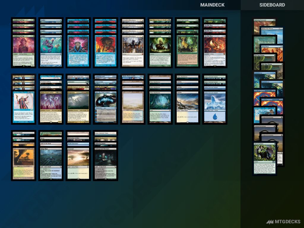 Legacy Bant Control deck by DiscoStu619 • MTG DECKS