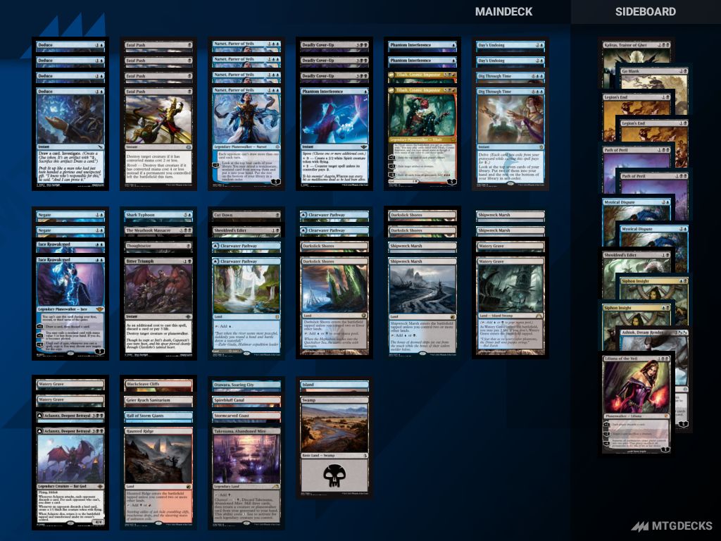 Pioneer UBR Control deck by Tanaka Ryu • MTG DECKS