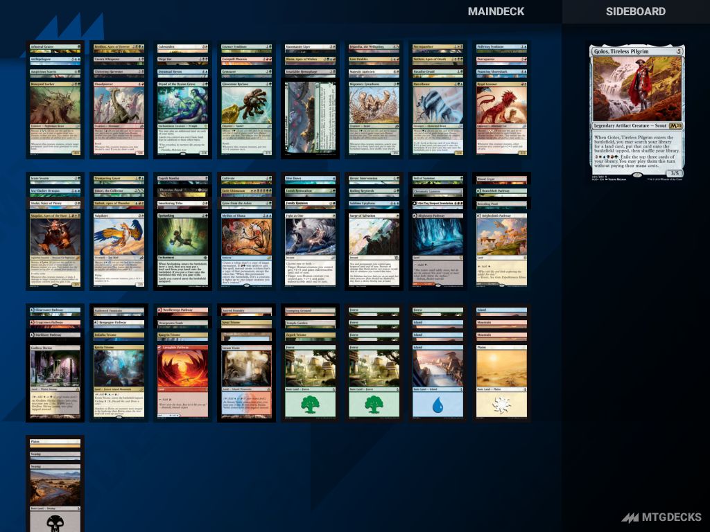 Historic-Brawl Golos Mutate deck by Stormspire • MTG DECKS