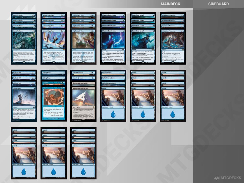 Explorer Mono Blue Mindsplice [Explorer] deck by tr3vtcg • MTG DECKS