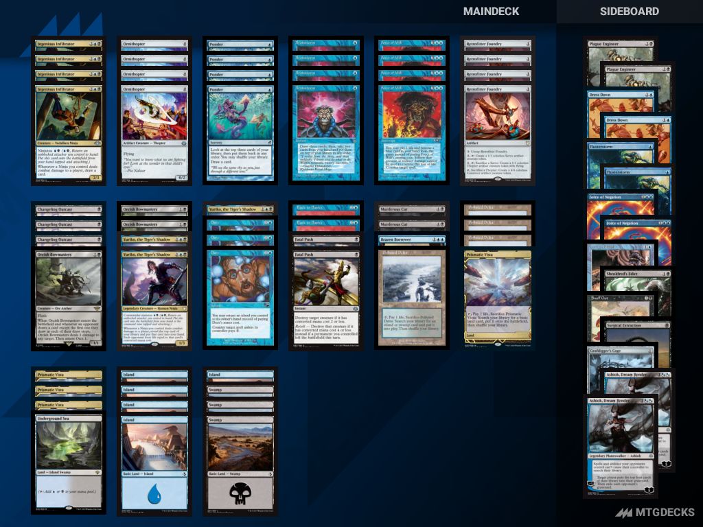 Legacy Ninja deck by Inoue Yuki • MTG DECKS