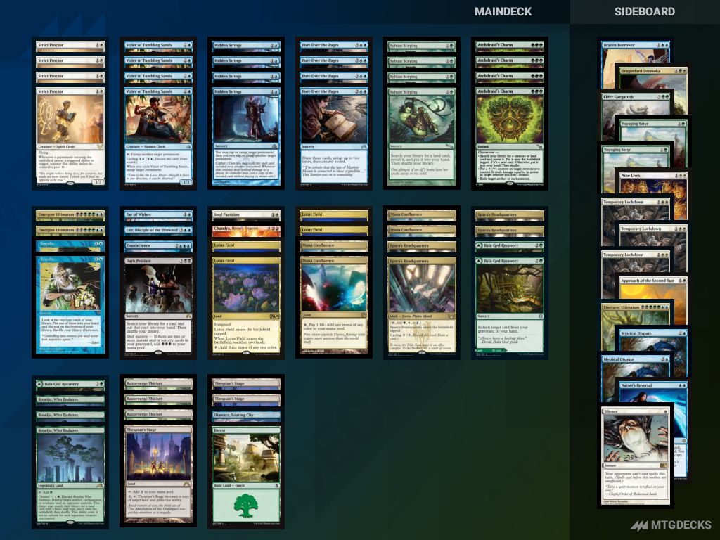 Pioneer Lotus Field Combo deck by Hawthor3 • MTG DECKS