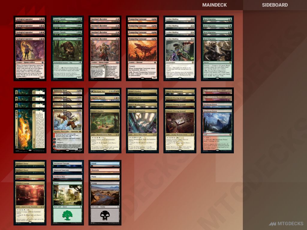 MTG Standard Outlaws of Thunder Junction Domain Discover top decks ...