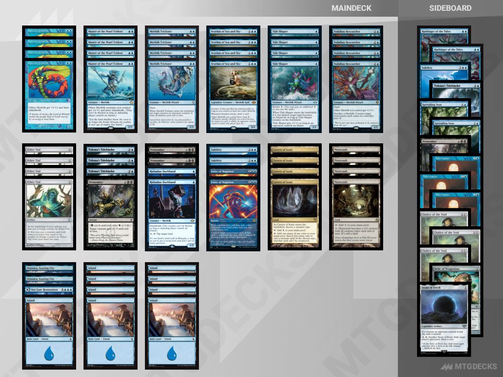 Modern Merfolk deck by タダ アツシ • MTG DECKS