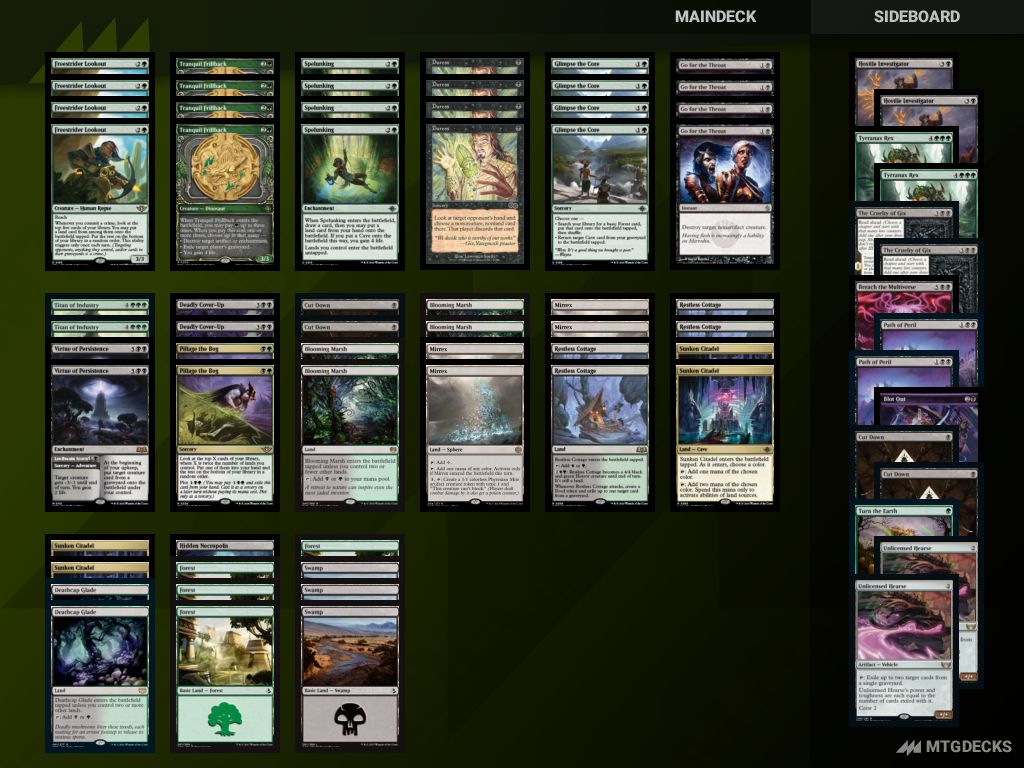 Standard Golgari Ramp deck by Tulio_Jaudy • MTG DECKS